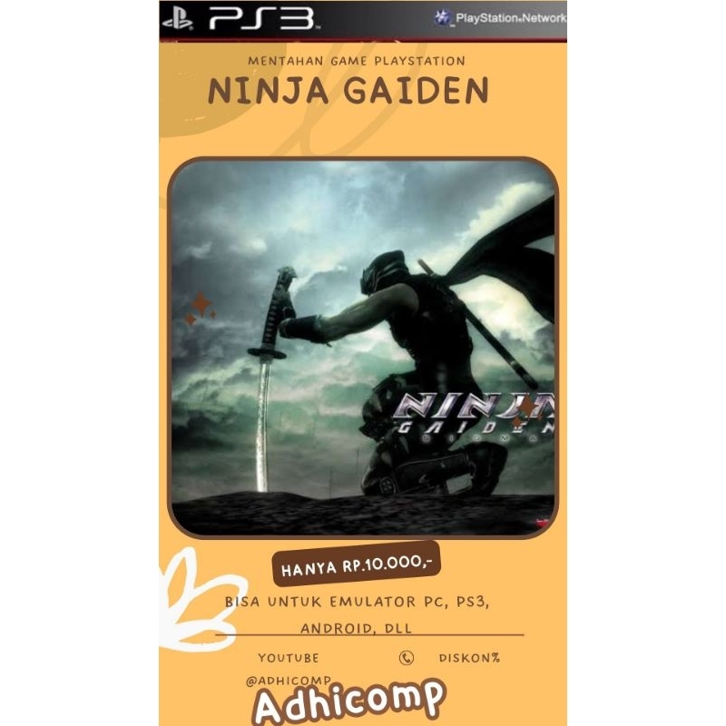 Jual NINJA GAIDEN PS3 RPCS3 PC | Shopee Indonesia