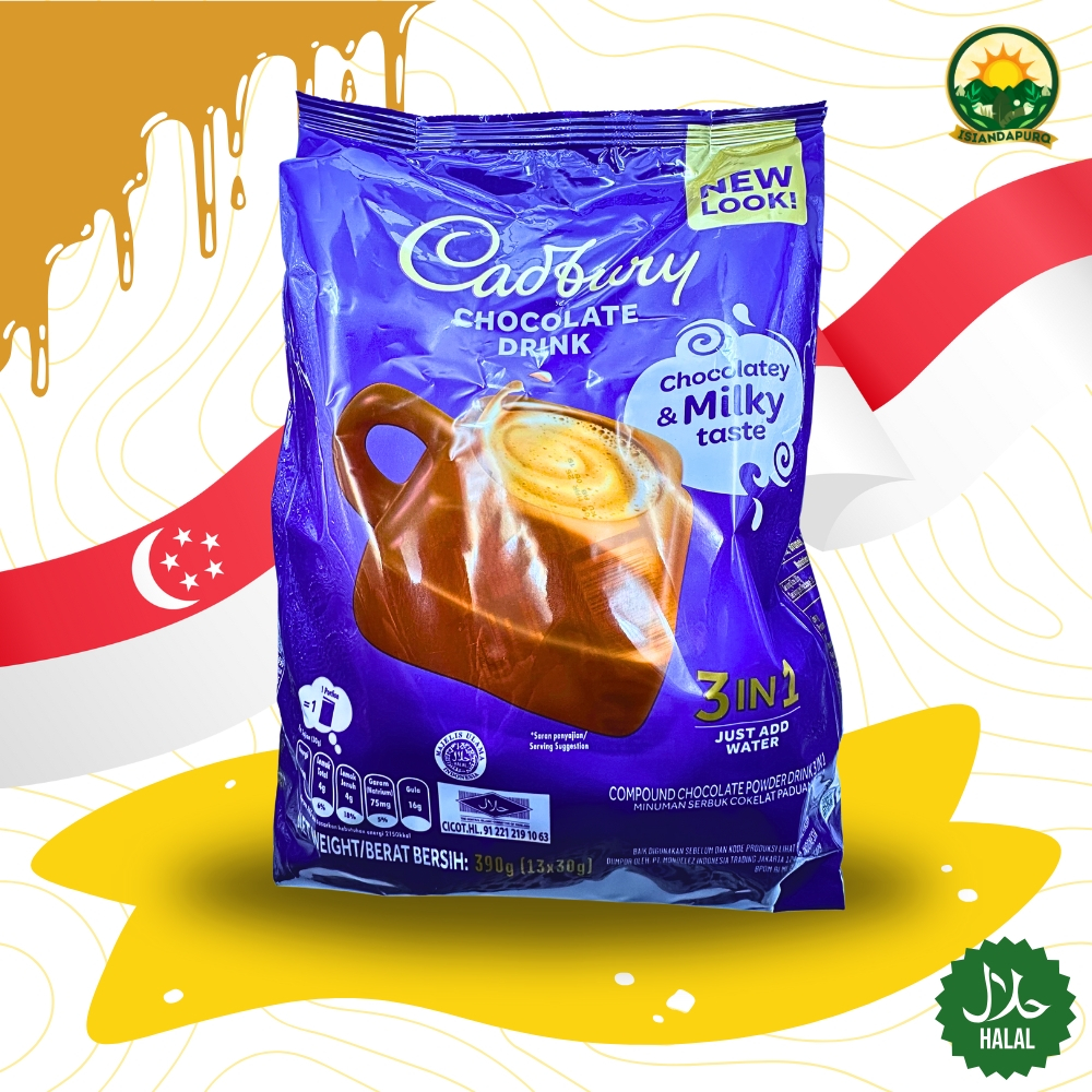 Jual Cadbury Chocolate Drink / Minuman Cokelat Serbuk Instant Merek ...
