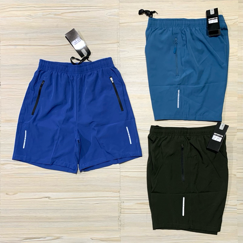 Jual CELANA PARASUT MICRO POLOS PENDEK BLACK OLAHRAGA NEW IMPORT BIRU ...