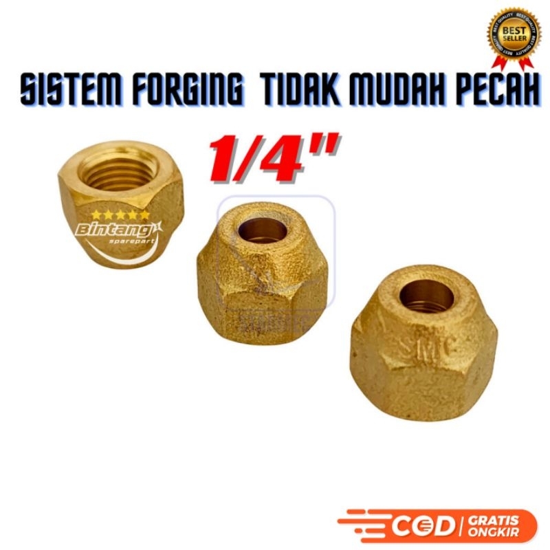 Jual Nut Nat Nepel 1/4 Pipa AC Tebal Original | Shopee Indonesia