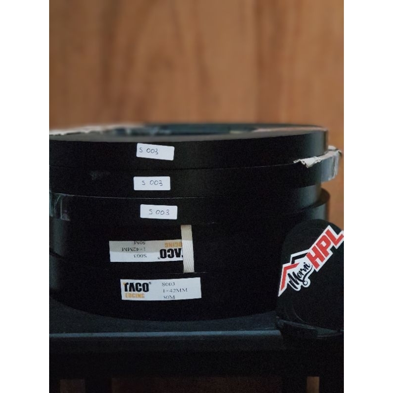 Jual TACO Edging warna HITAM DOVE S003 MATTE Hpl pelapis pinggir meja ...