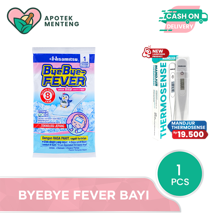 Jual ByeBye Fever Bayi 1 Lembar - Plester Demam Bayi | Shopee Indonesia
