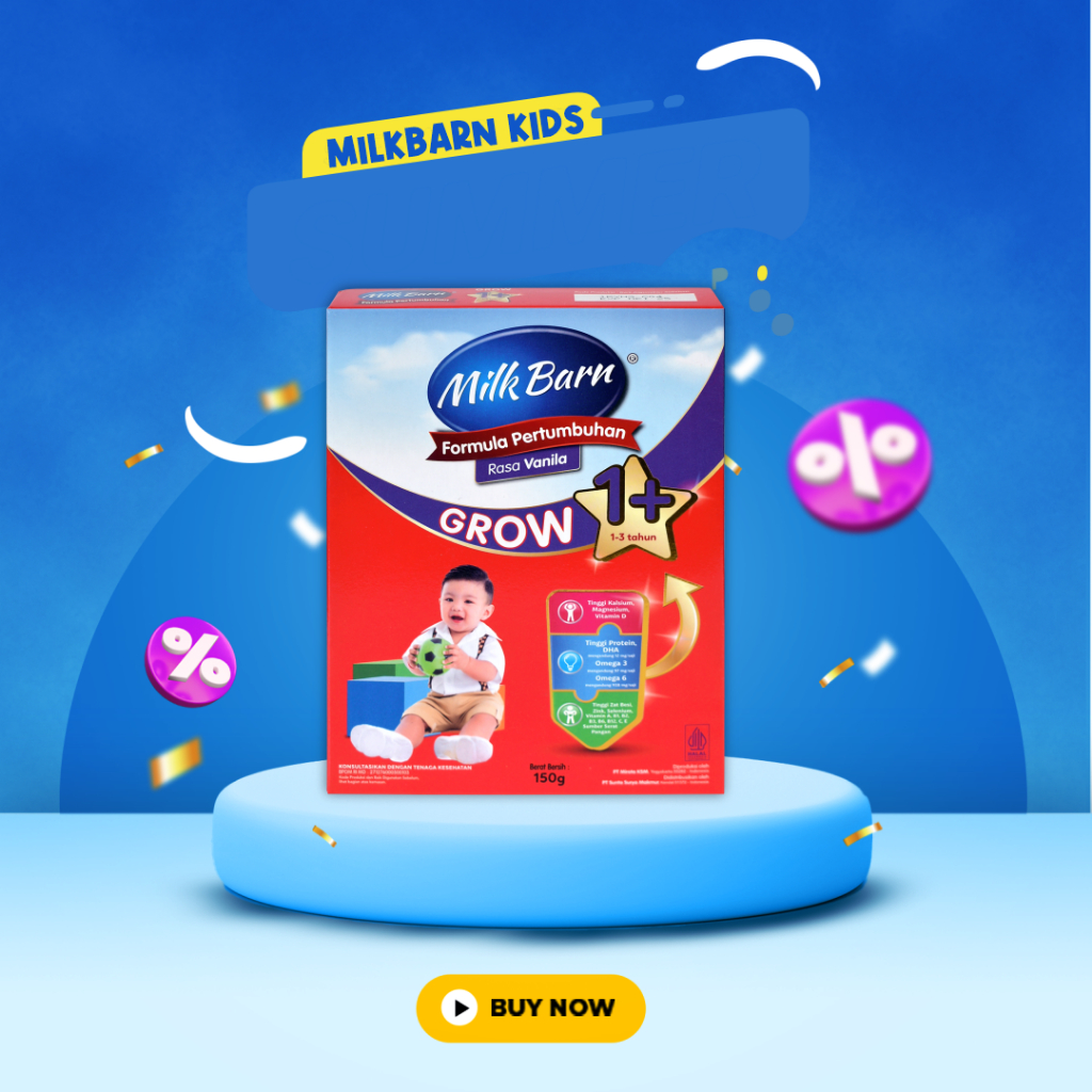 Jual Milkbarn Grow 1+ Susu Pertumbuhan untuk anak usia 1-3 Tahun ...