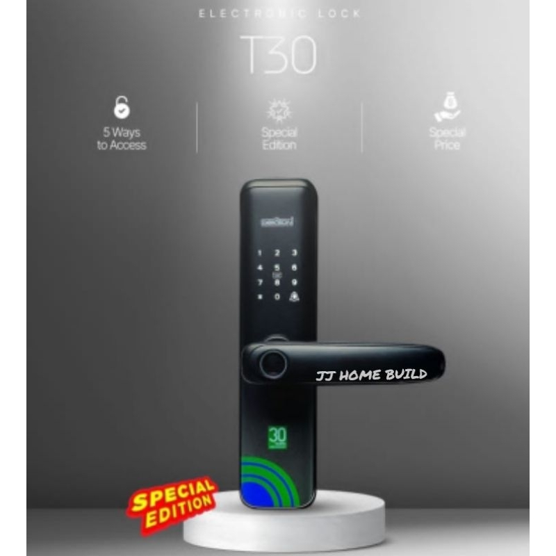 Jual Smart Lock Dekson EL T30 / Kunci Digital Dekkson EL T30 Hitam ...