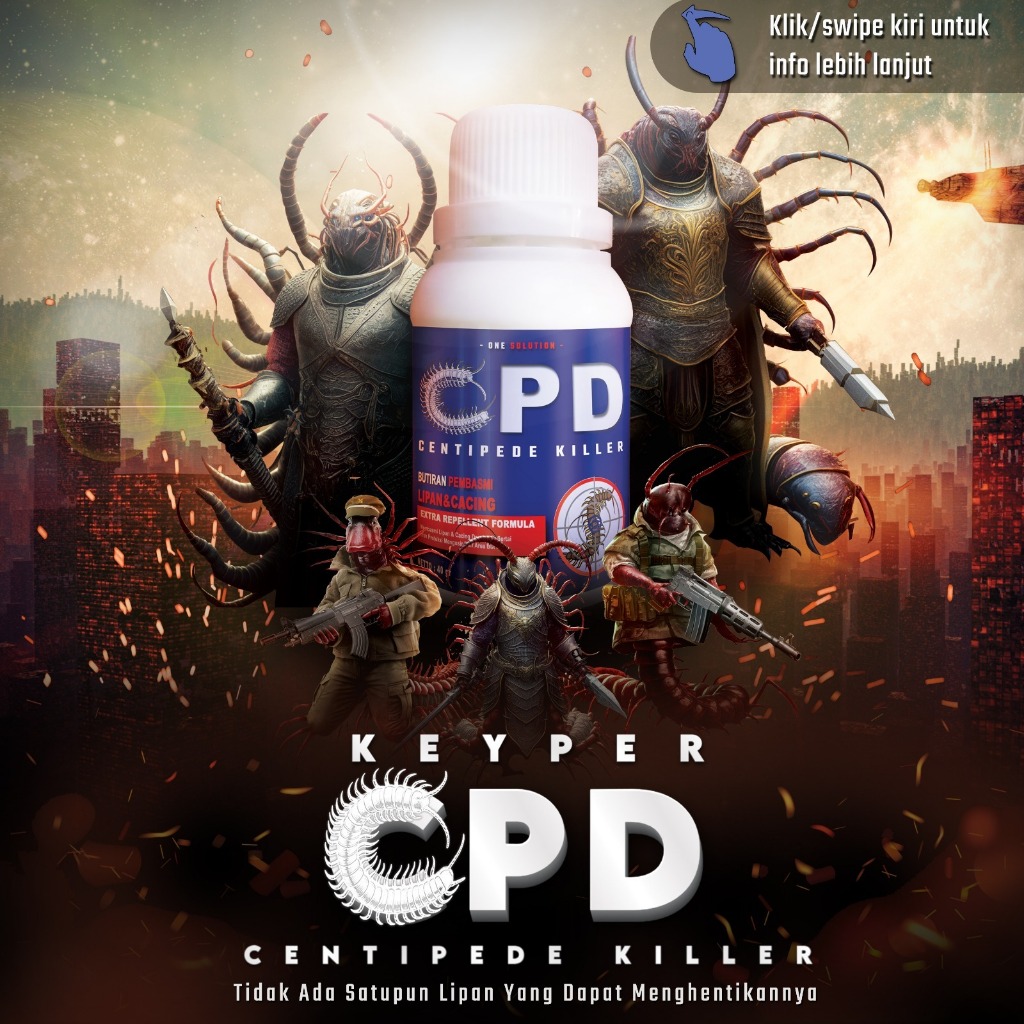 Jual RACUN CACING LIPAN KAKI SERIBU ORIGINAL 40GR / CENTIPEDE KILLER ...
