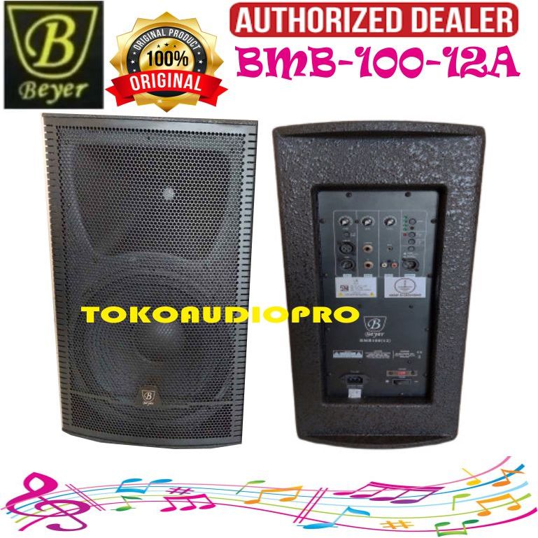 Jual Speaker Beyer BMB100-12A 12 Inch Speaker Aktif Original BMB-100 ...