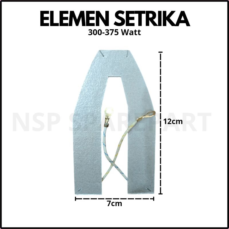 Jual Elemen Pemanas Setrika Kertas Elemen Setrika 300 - 375 Watt Grosir ...