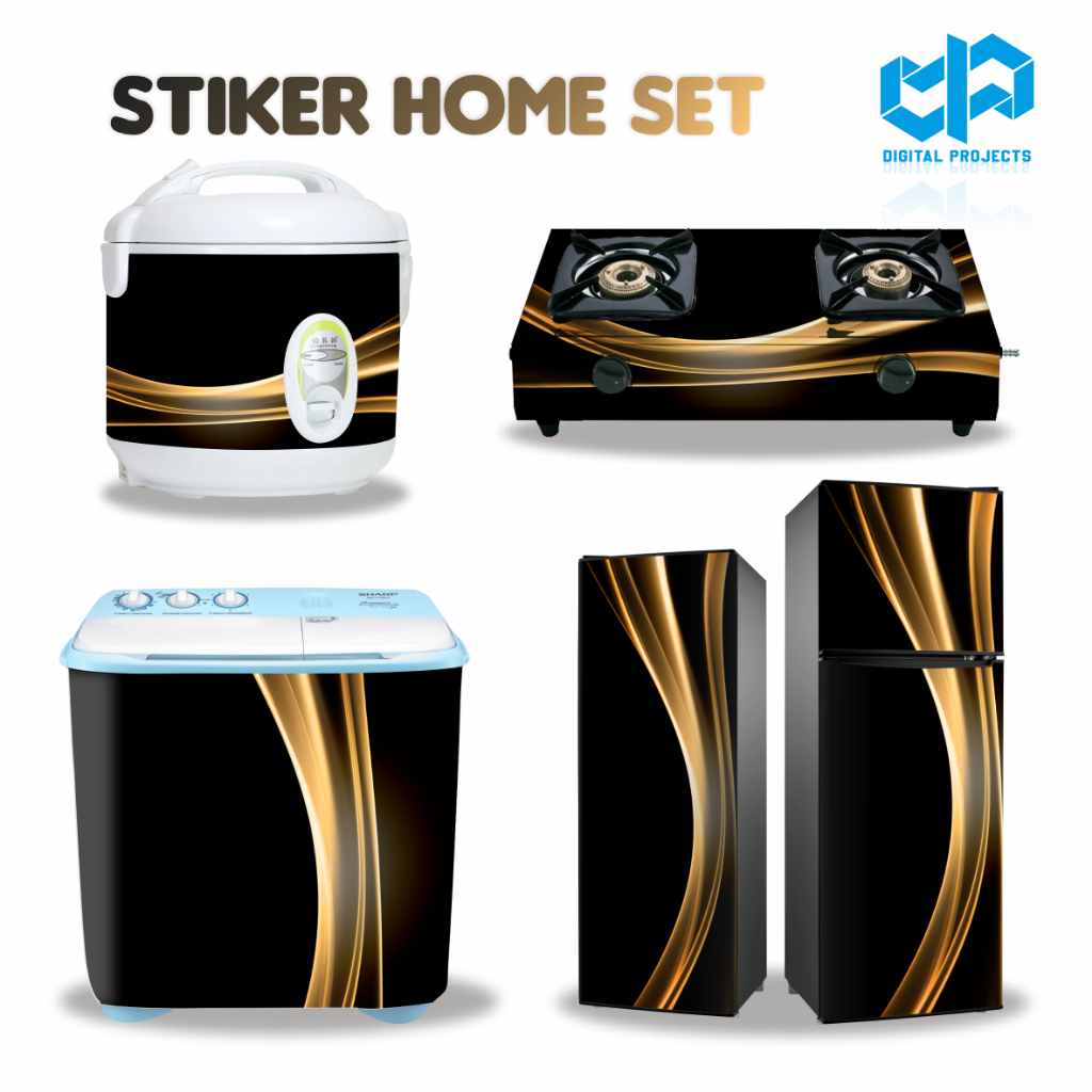 Jual Digital Projects Sticker Premium Stiker Kulkas, Kompor, Mesin Cuci ...