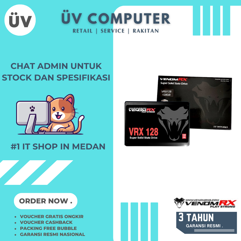 Jual SSD Internal SATA III | VENOMRX VRX SUPER 128GB | 2,5" 2.5" inch ...