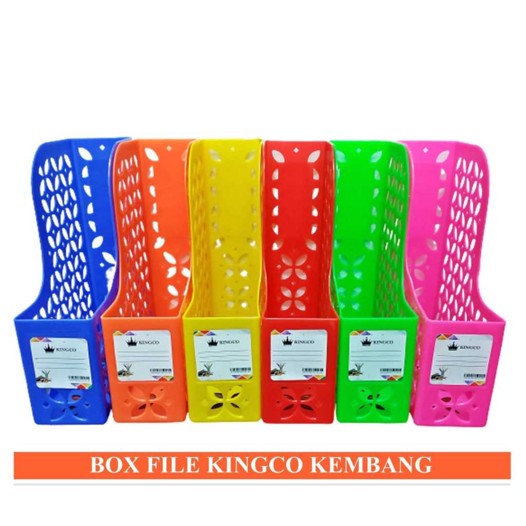 Jual SYSBOX/BOXFILE KERANJANG PLASTIK KINGCO FLUROSENT | Shopee Indonesia