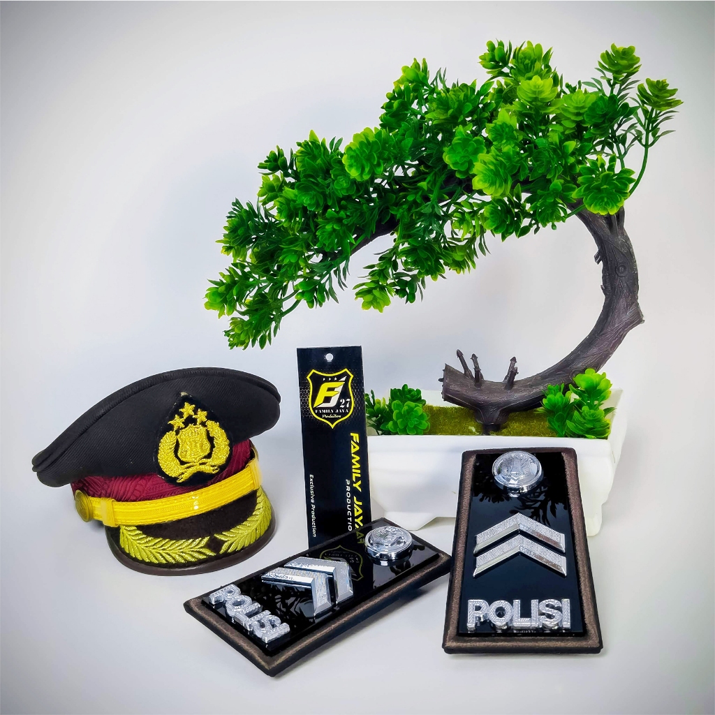 Jual Pangkat Bintara PDH BRIPTU Full Mika Glossy List Coklat - PANGKAT ...