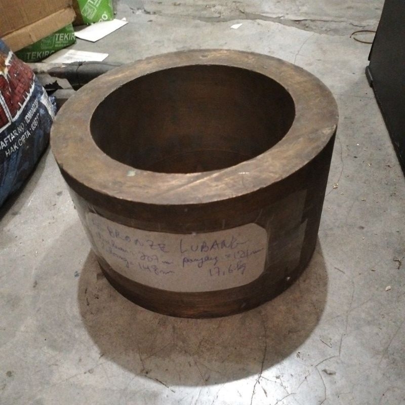 Jual As bronze lobang diameter luar 207 mm lobang 148 mm panjang 121 mm ...