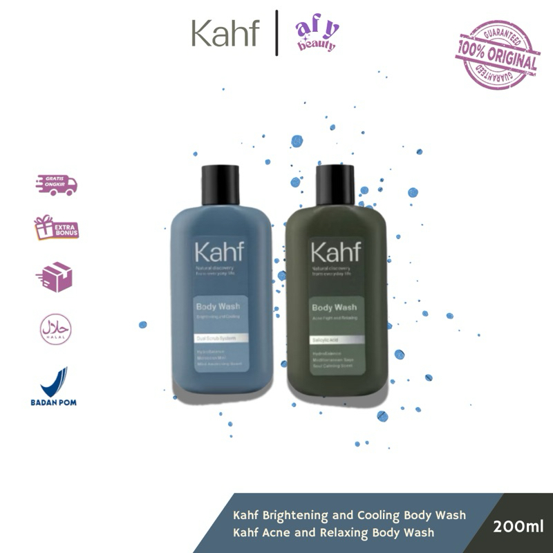 Jual AFY | Kahf Body Wash | Kahf Acne Fight and Relaxing Body Wash ...
