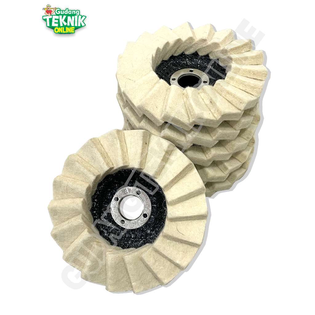 Jual WOOLEN Flap Disc 4" MOLLAR / Mata Poles Steinless Stainles 4 Inch ...