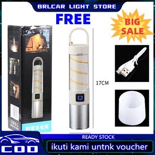 Jual Senter LED Super Terang Magnet Glow In The Dark Senter Mini Zoom ...