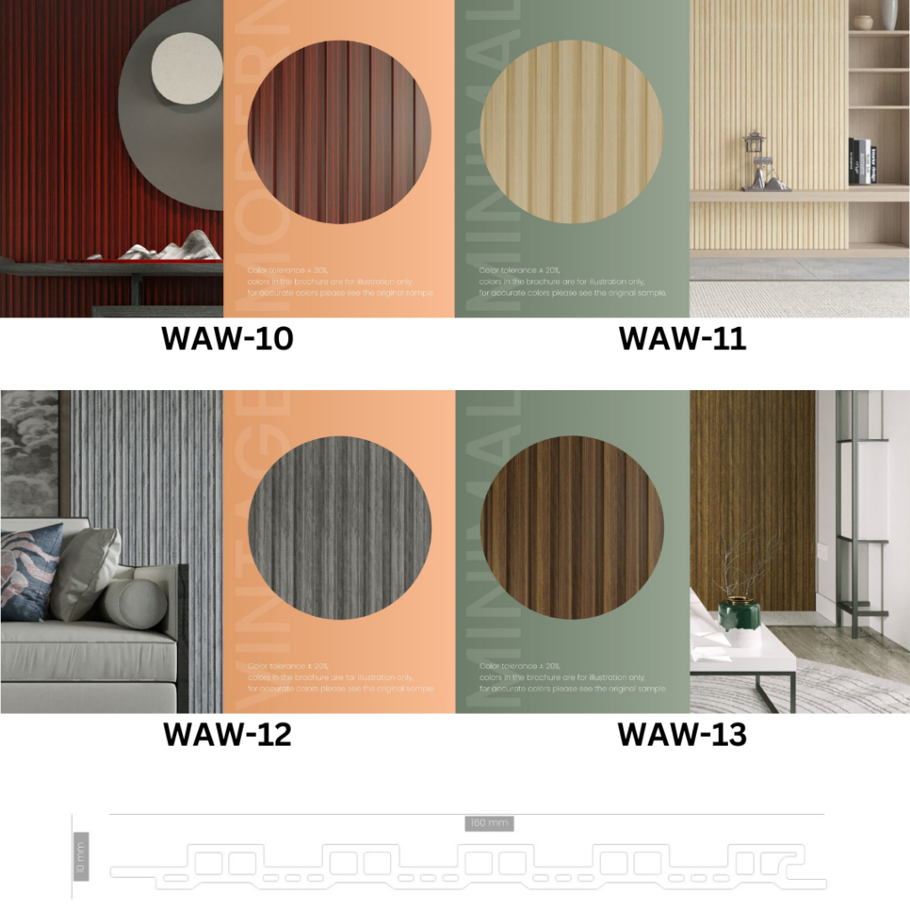 Jual PLASWOOD wa series wpc wallpanel indoor / wood panel dekorasi ...