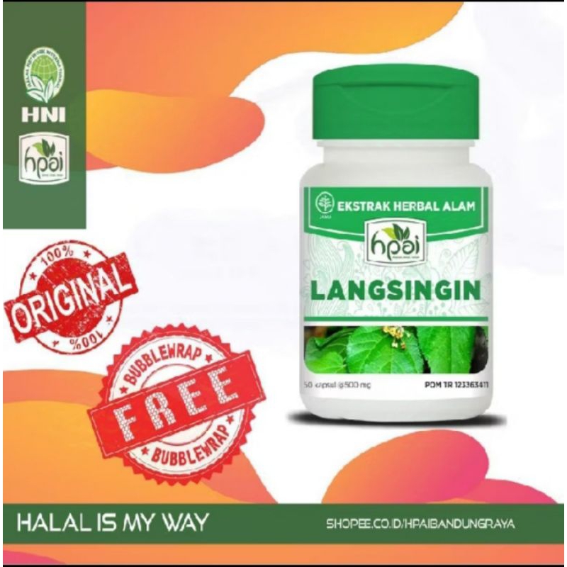 Jual LANGSINGIN | Mengurangi Lemah dan Berat Badan | HNI HPAI | BPOM ...