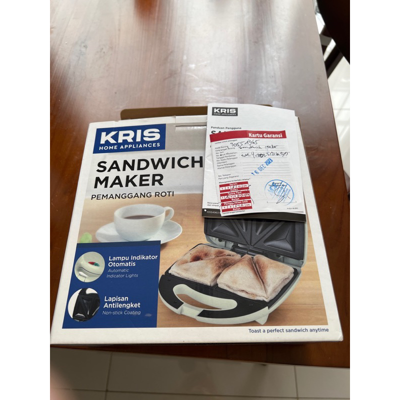 Jual Sandwich Maker merek kris ( panggangan roti ) | Shopee Indonesia