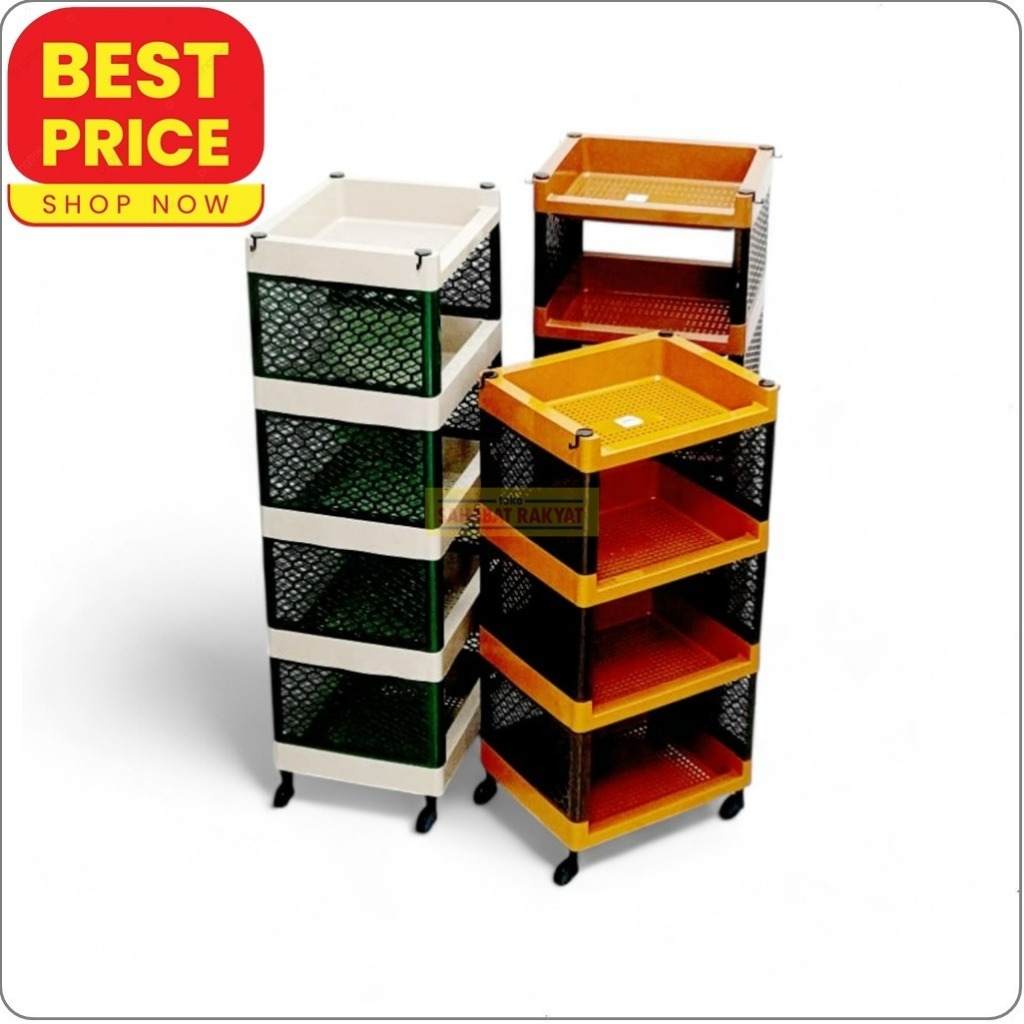 Jual Rak Portable Roda Rak Dapur Portable Rak Serbaguna Portable Susun ...