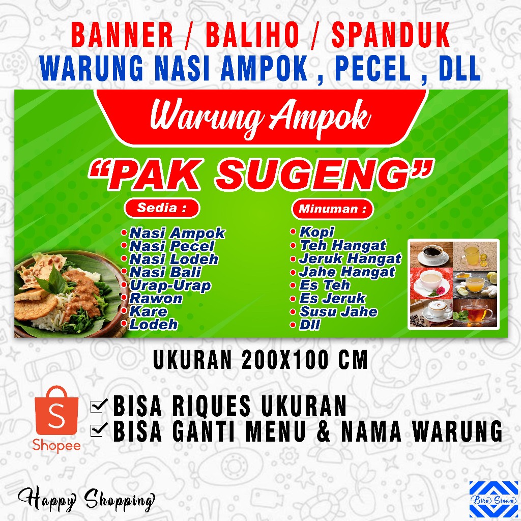 Jual Banner Pecel Terlengkap & Harga Terbaru Mei 2026 | Shopee Indonesia