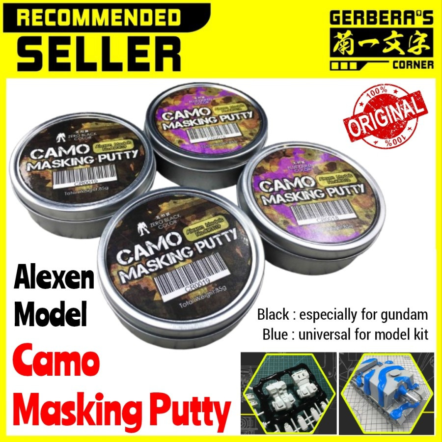 Jual Alexen Model Camo Masking Putty CR0018 CR0019 Masking Sol Masking ...