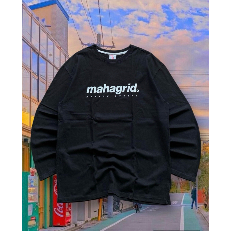 Jual Longsleeve Mahagrid Big Logo Black Original | Shopee Indonesia