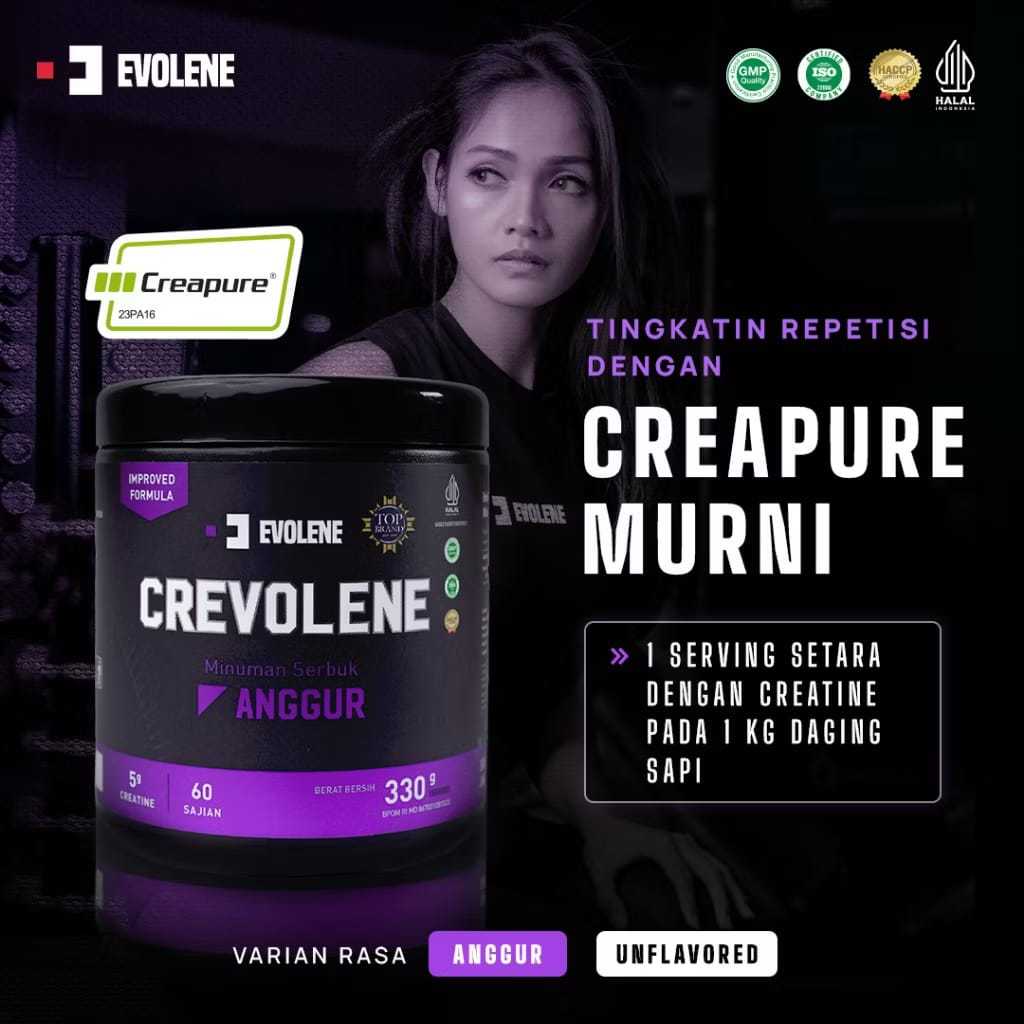 Jual Crevolene Creapure Evolene Creatine Germany Creatine | Shopee ...