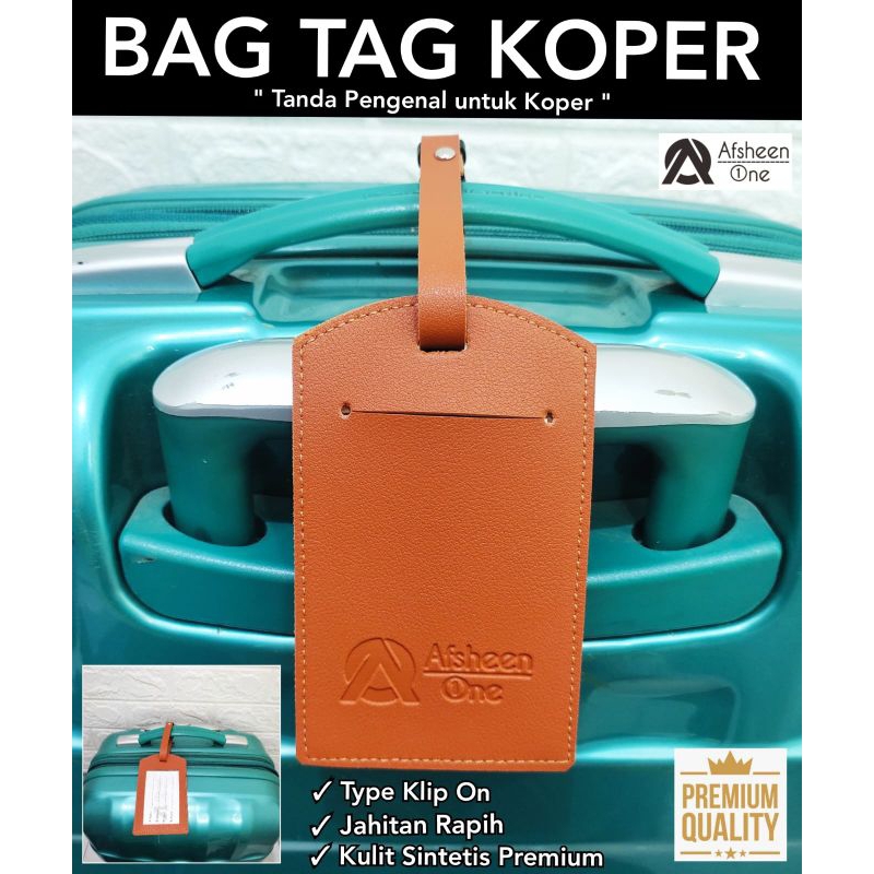 Jual Bag Tag ID Tanda Pengenal Koper Luggage Travelling | Shopee Indonesia