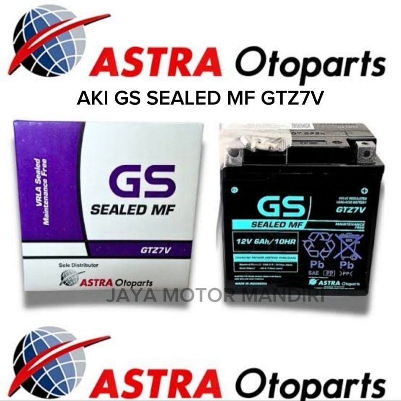 Jual AKI / ACCU GS ASTRA Type : GTZ7V Voltage : 12 V Ampere : 6 Ah ...