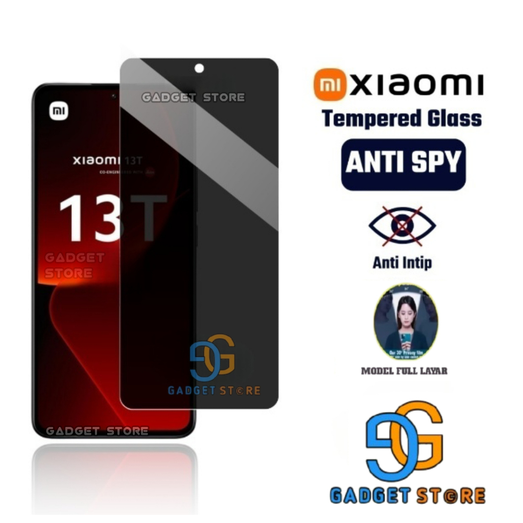 Jual Tempered Glass Anti Spy Xiaomi Mi 14T 14T Pro 13T 13T Pro 12T 12T Pro 12 lite 11T 11T Pro ...
