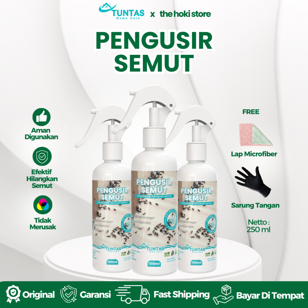Jual TUNTAS Anti Semut Spray Obat Pembasmi Serangga Pengusir Semut ...