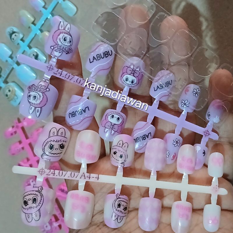 Jual Kuku Palsu Labubu Nail Art Kupal Labubu | Shopee Indonesia