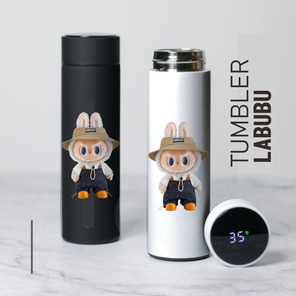 Jual TUMBLER LABUBU BOTOL MINUM TEMPAT AIR MINUM LABUBU LED LABU BU ...