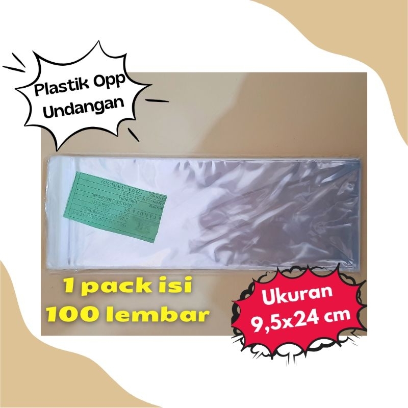 Jual 100 lembar Plastik Opp ukuran 7×22cm, 8×22cm, 9×22cm, 9,5×24cm, 10×22cm, 10,5×22cm | Shopee ...