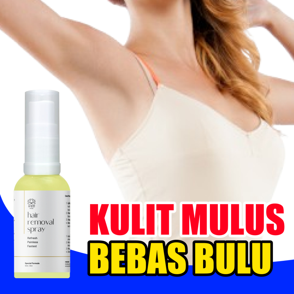 Jual Kondang Hair Removal Spray Perontok Bulu Permanen Tanpa Rasa Sakit Original BPOM Rontok ...