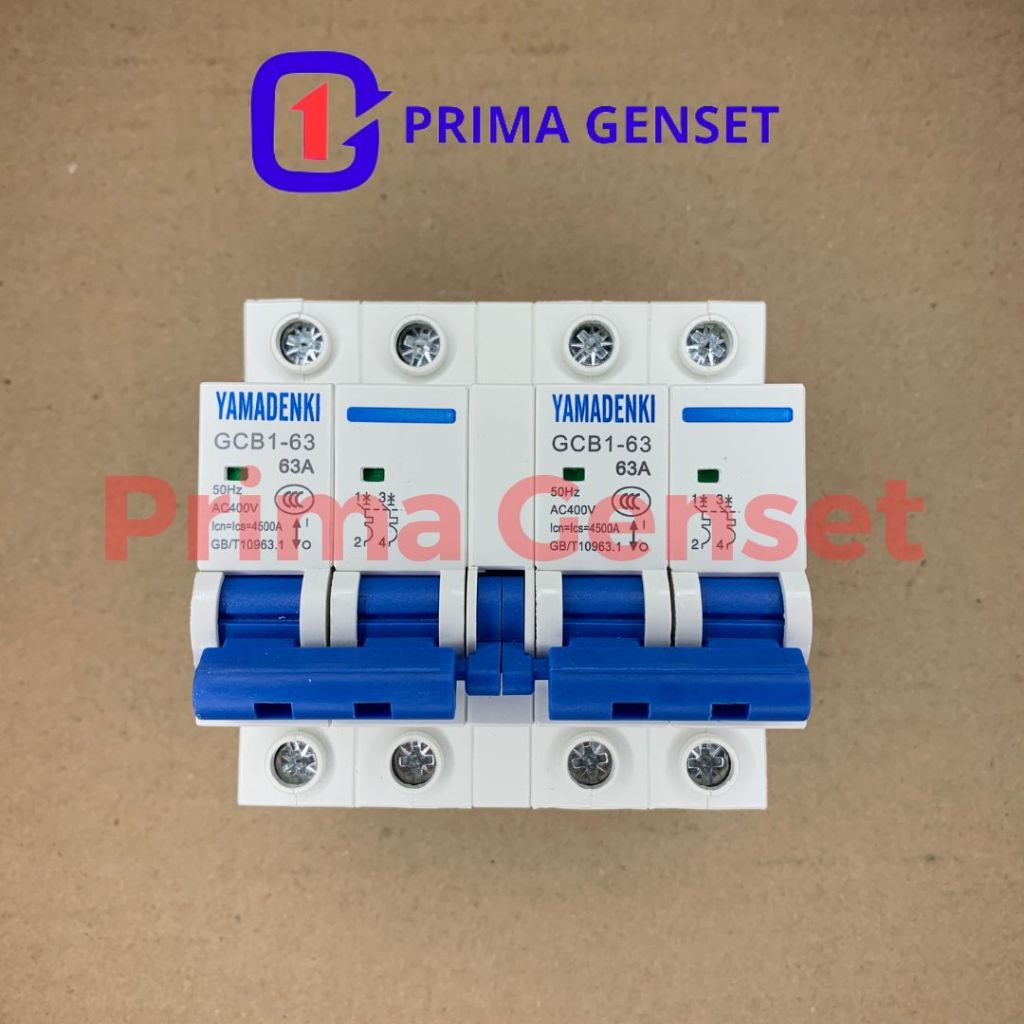 Jual MCB Interlock Switch Breaker 63A 220VAC 2Pole 1Phase | Shopee ...