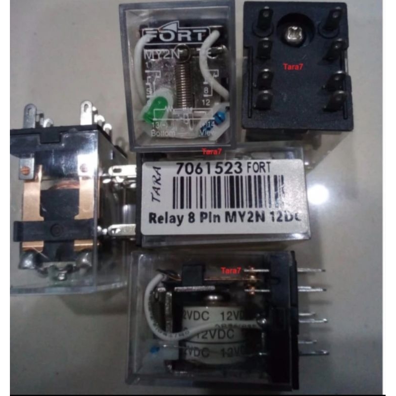Jual Relay MY2N 8Pin 220VAC / 24DC / 12VDC | Shopee Indonesia