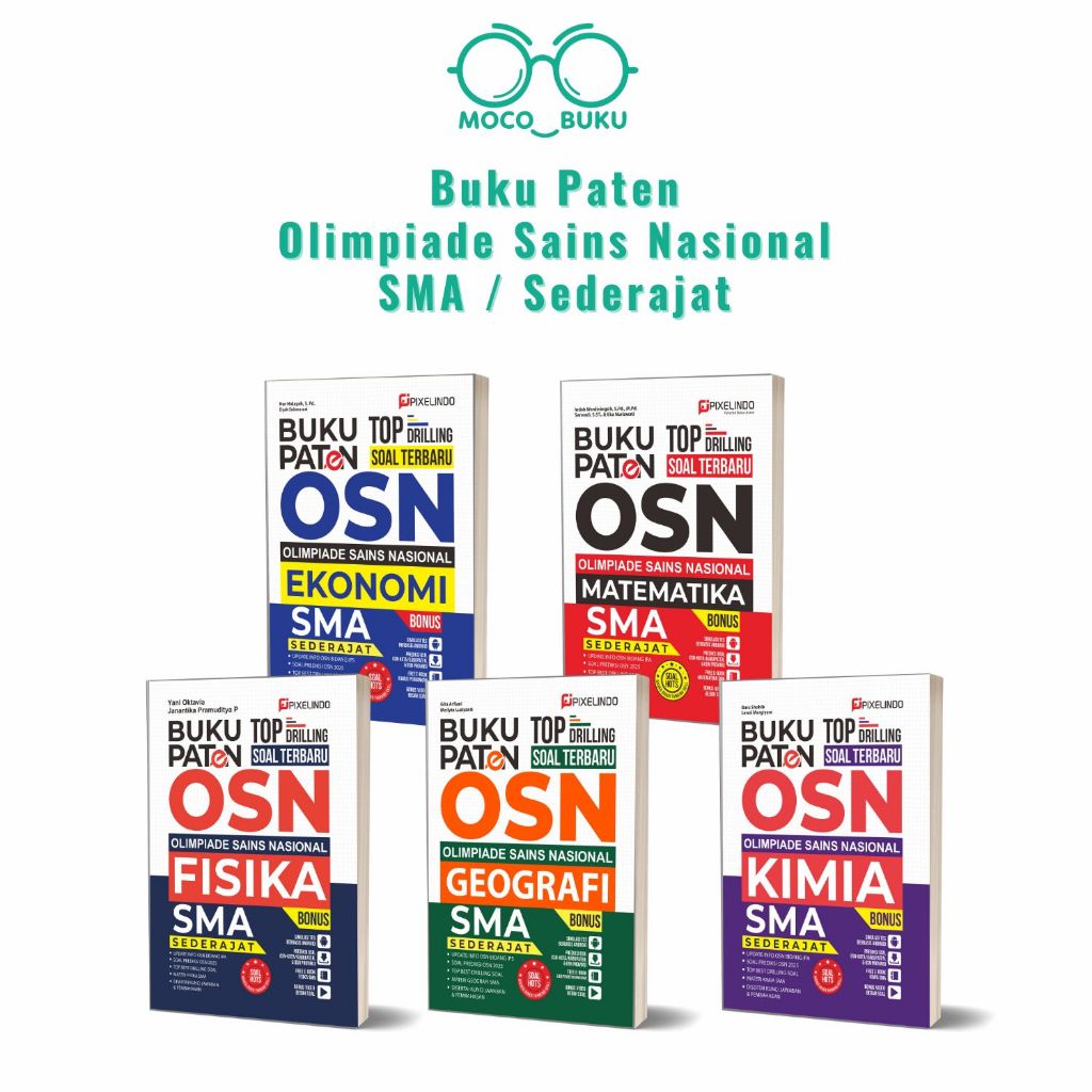 Jual Buku Paten Top Drilling Soal Terbaru OSN SMA/sederajat | Shopee Indonesia