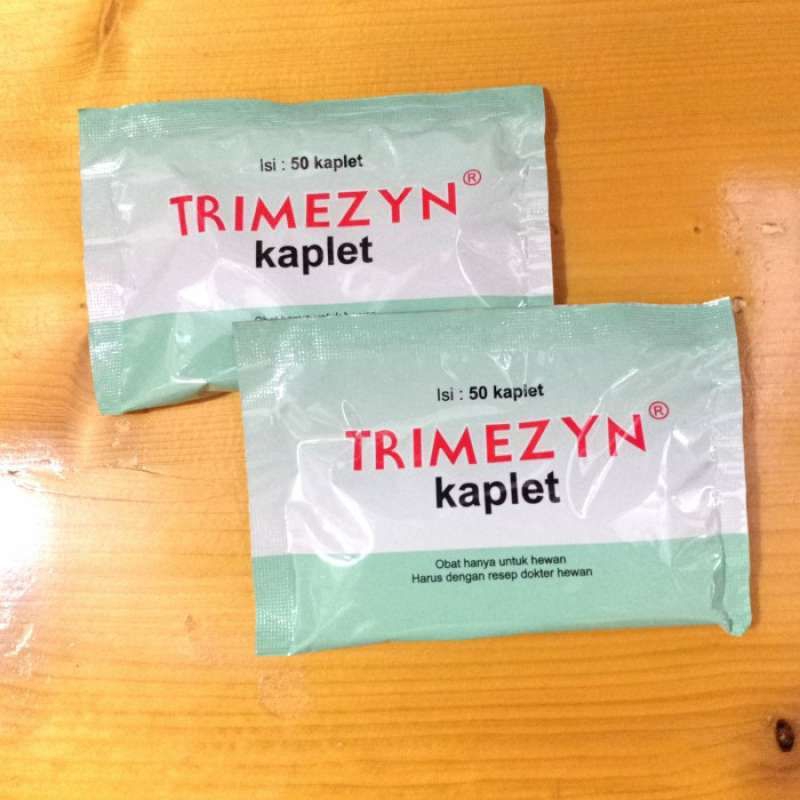 Jual Trimezyn 50 Kaplet Antibiotik Obat Snot Ngorok Crd Cekrehk Unggas ...
