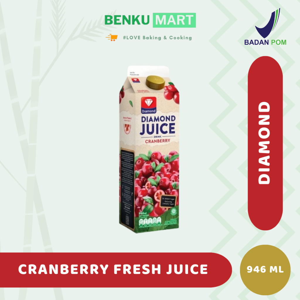 Jual DIAMOND JUICE CRANBERRY UNSWEET 946 ML - Jus Cranberry | Shopee ...