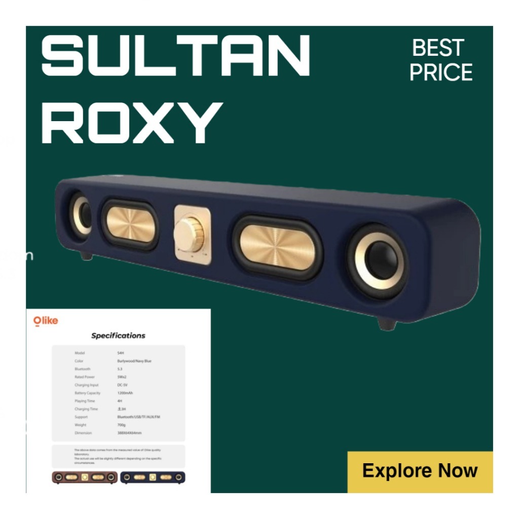 Jual Olike S4H Wireless Mini Home Theater Soundbar Vintage Classic ...