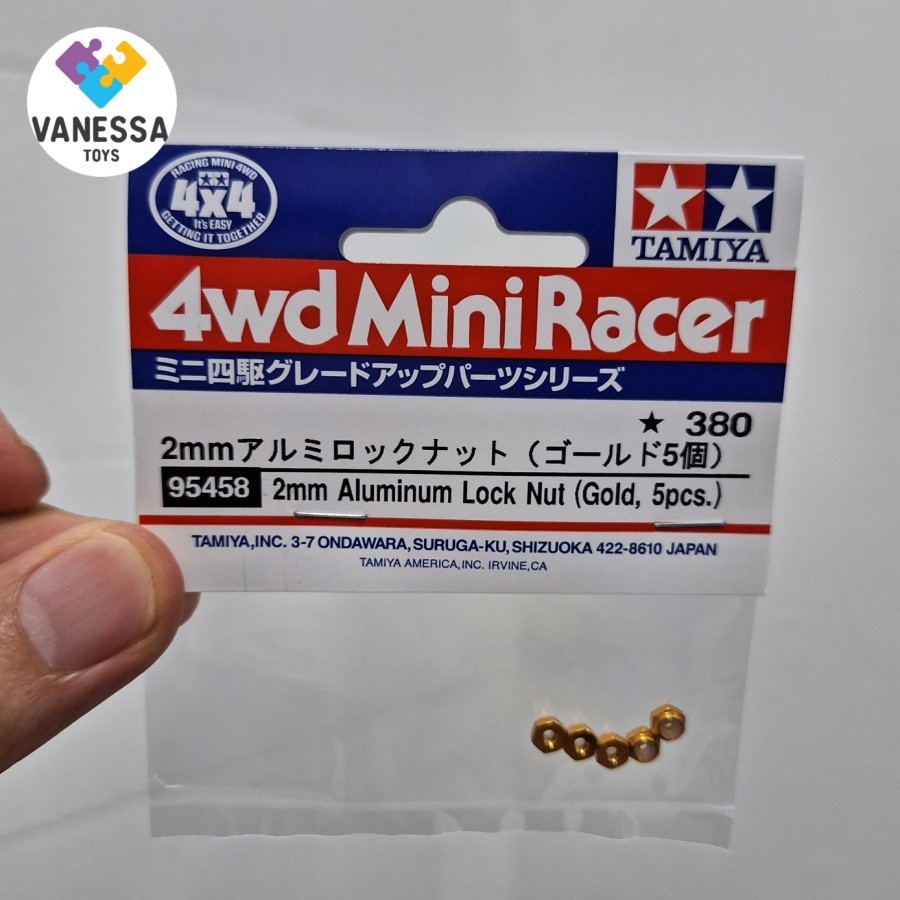 Jual Tamiya 95458 2mm Aluminum Lock Nut (Gold, 5 Pcs) | Shopee Indonesia