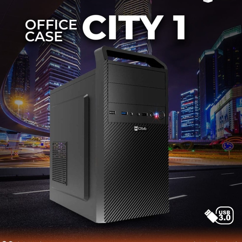 Jual Casing PC Komputer Hose City 1 | Mid Tower | Micro M-ATX Case ...