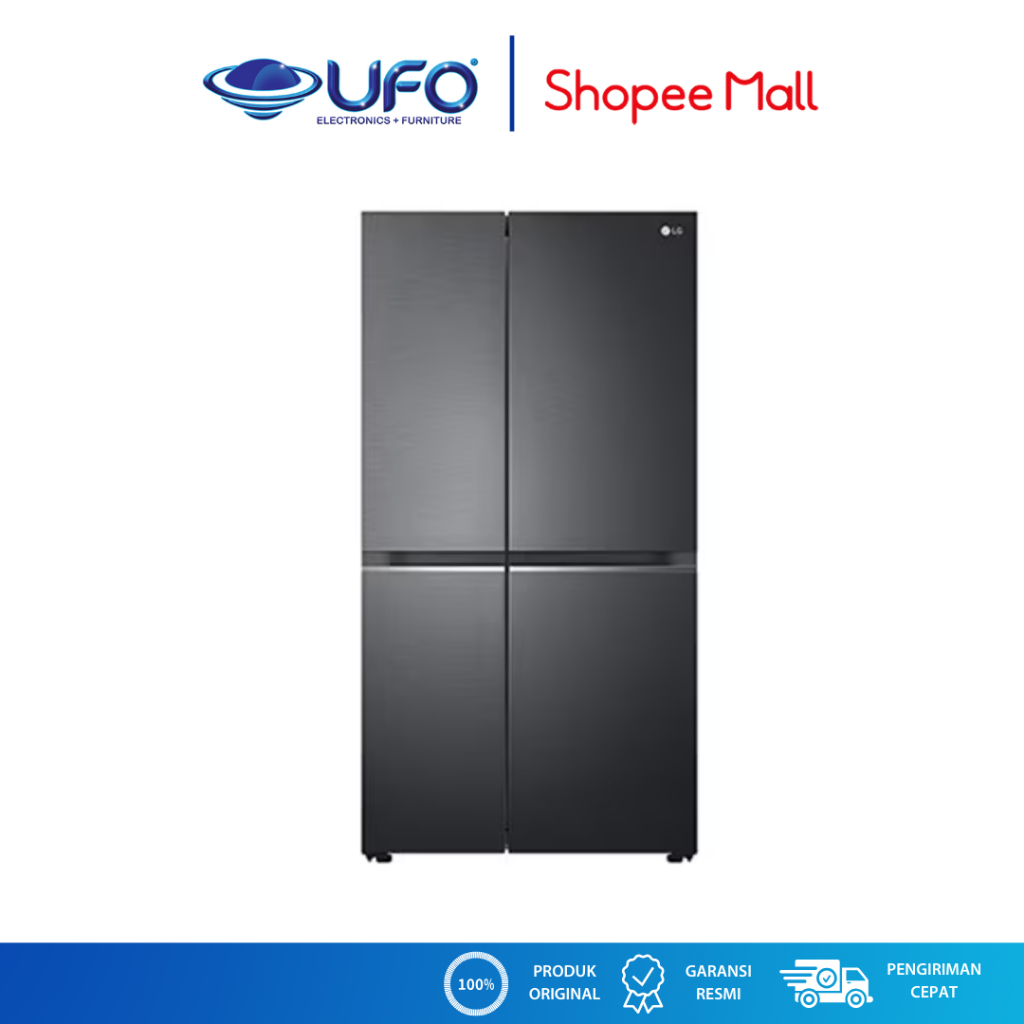 Jual LG Kulkas Side By Side 647L Smart Inverter GCB257SQZL | Shopee Indonesia