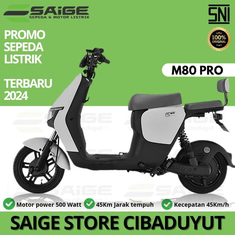 Jual (Kualitas terbaik) Sepeda listrik saige m80 Pro NFC 600W 48v/12Ah ...