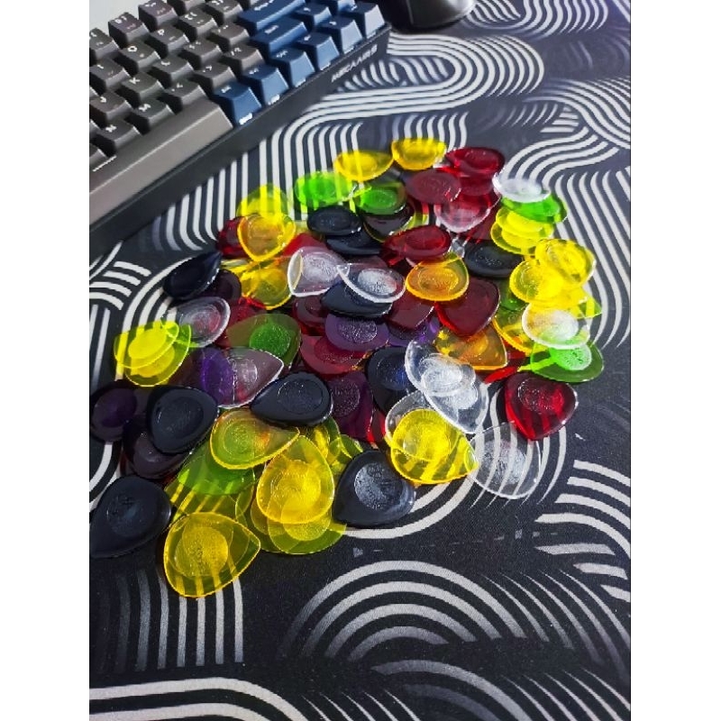 Jual pick gitar Alice clear guitar picks 1mm 2mm 3mm | Shopee Indonesia
