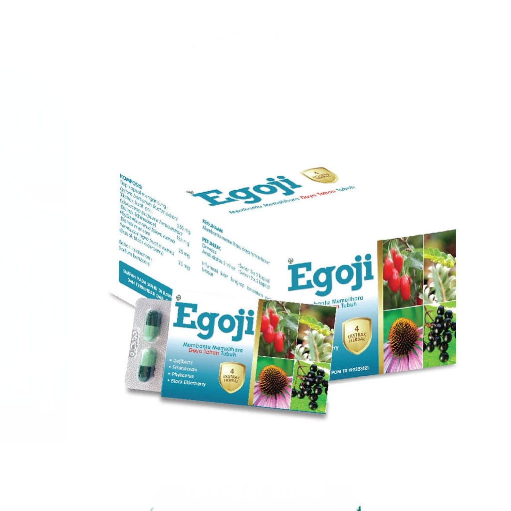 Jual EGOJI KAPSUL Isi 30 Kapsul / 100 Kapsul - Vitamin Daya Tahan Tubuh ...