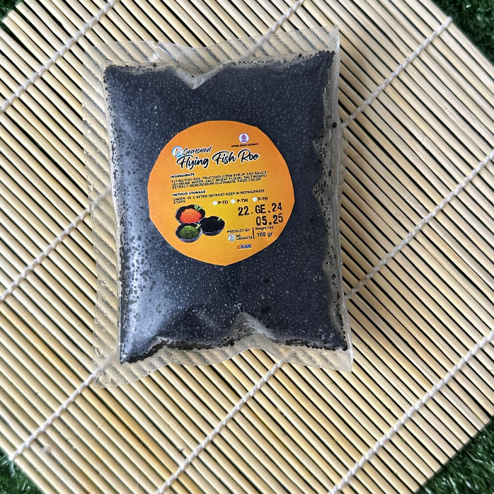 Jual TOBIKO BLACK 100GR TOBIKO HITAM AMAN HALAL FLYING FISH ROE ...