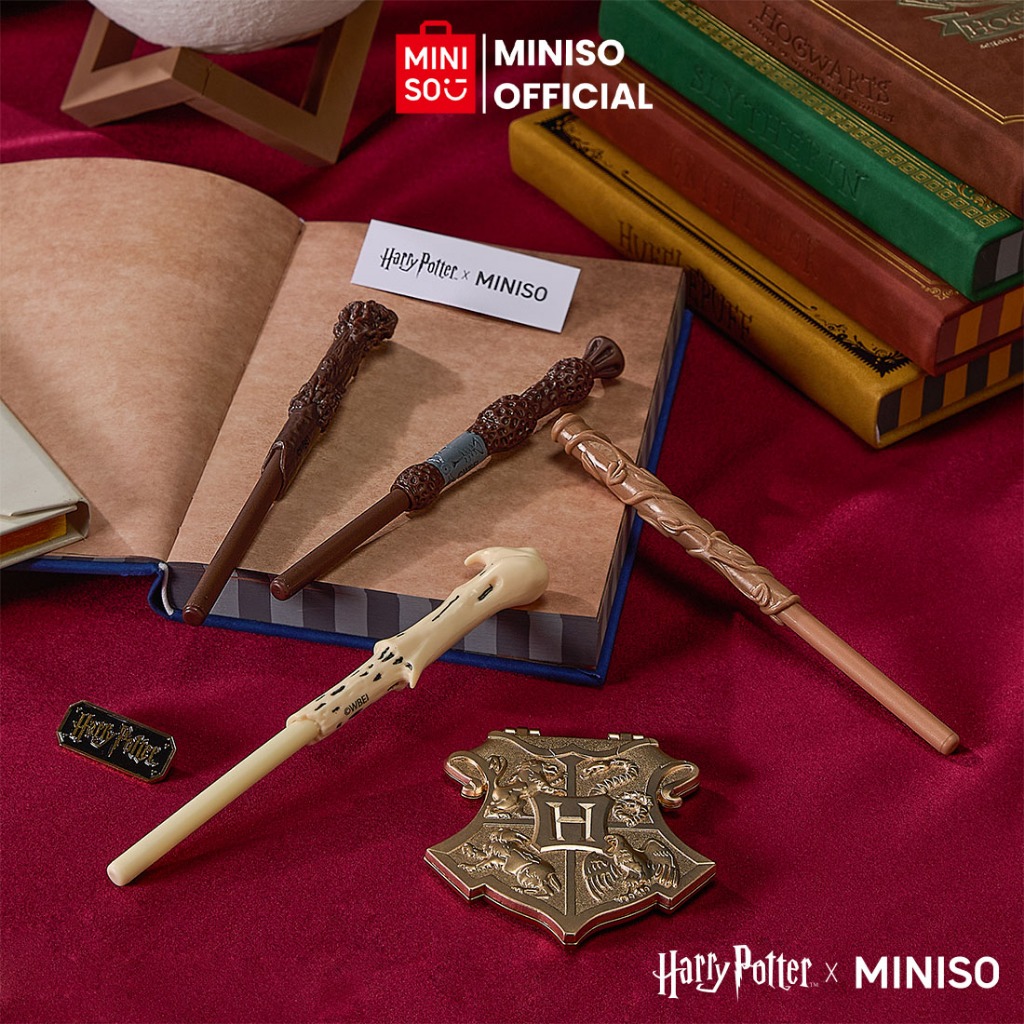 Jual Miniso x Harry Potter Wand Surprise Box Ballpoint Pen Set Isi 1pcs ...