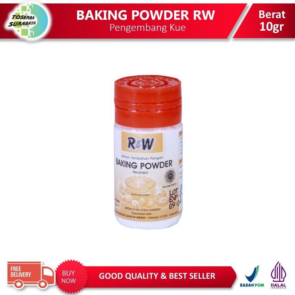Jual BAKING POWDER merk RW Rajawali (Kemasan Botol) | Shopee Indonesia